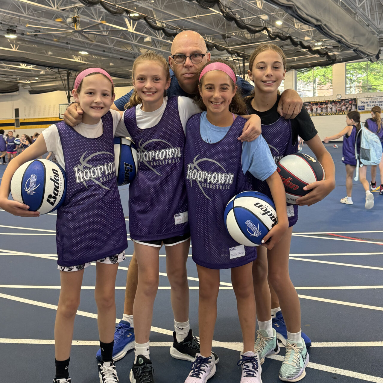 Basketball Clinic And Clients - Hoop Town Camp